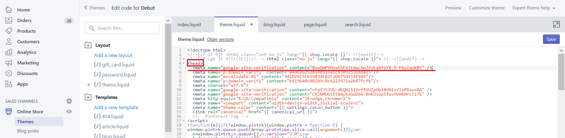 How to verify your Shopify domain on Google - ShoppingFeeder Insights