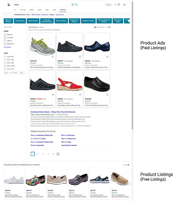 Listing products on Bing - ShoppingFeeder Insights